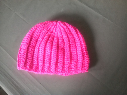 Ravelry: Easy Ribbed Hat pattern by Crochet with Clare
