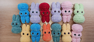 Ravelry: Peep keychain pattern by Thereasa J Byrd