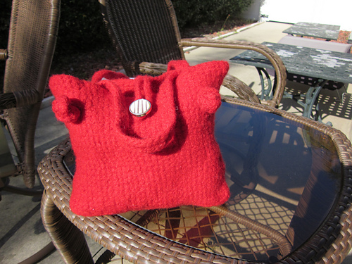 Ravelry: Little Red Felted Make-up Bag pattern by Merri Purdy - Purdy ...