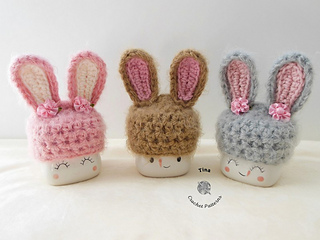 Ravelry: Rabbit Marshmallow Mug Hat pattern by Tina Crochet Patterns