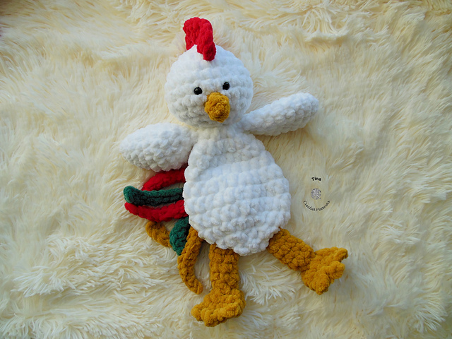 Ravelry: Teddy Chicken Lucky Snuggler pattern by Tina Patt