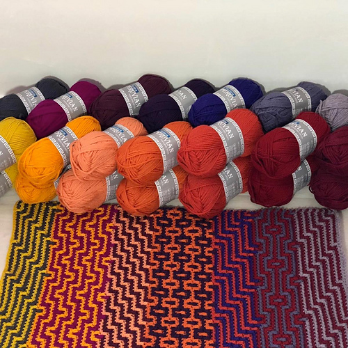 Ravelry: Havana Afghan CAL pattern by Tinna Thórudóttir