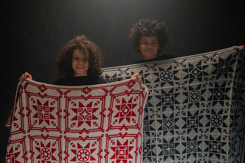 [WIP] Made a square of the Amma CAL Saga in every colourway that I'm ...