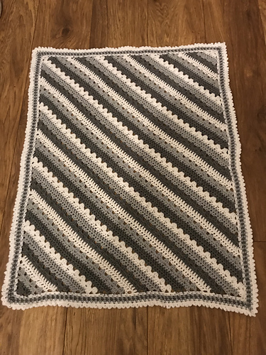 Ravelry: Cosy Stripe C2C Blanket pattern by Pat Foster