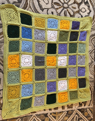 Ravelry: Random Squares Throw pattern by Kim Biddix