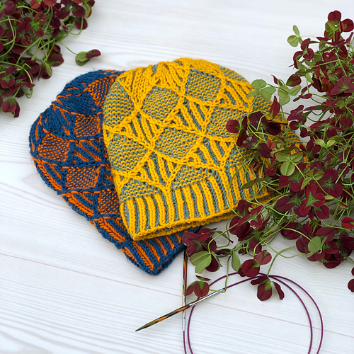 Ravelry: Brioche Chess Hat pattern by Jonatan Tollow