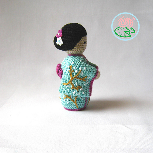 Ravelry: Amigurumi Geisha, Kokeshi - Japanese Doll pattern by Tamara ...