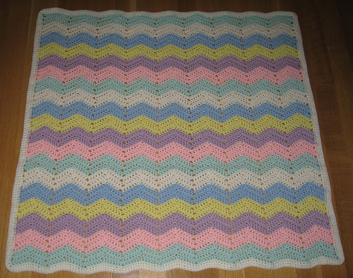 Ravelry: Wave Stitch Blanket pattern by Alison B.