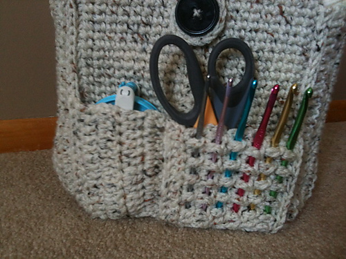 Ravelry: Crocheted Organizer Bag pattern by Too Yarn Cute