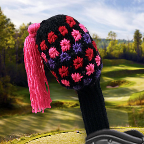 Ravelry: Golf Club Cover - Flowers of Color pattern by Sherrie Kibler