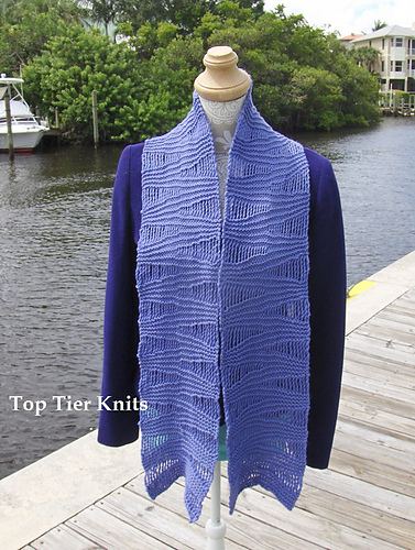 Ravelry: ZigKnit Scarf pattern by Top Tier Knits