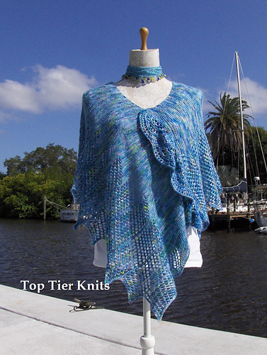 Ravelry: Molly Malone Poncho pattern by Top Tier Knits