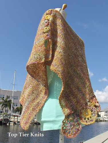 Ravelry: On My Way Wrap pattern by Top Tier Knits