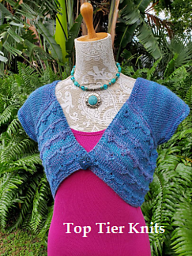 Ravelry: Garland Shrug pattern by Top Tier Knits