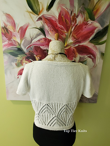 Ravelry: Vaulted Lace Shrug pattern by Top Tier Knits