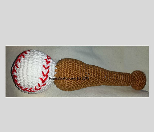Ravelry: Baseball Bat n Ball Rattle pattern by Toqua Brasel