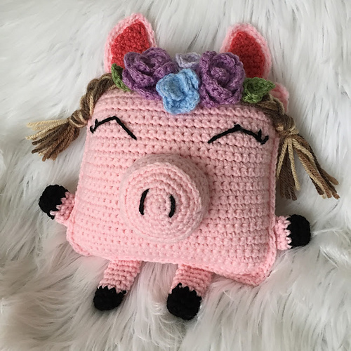 Ravelry: Spring Piggy Cuddler pattern by Victoria Stewart