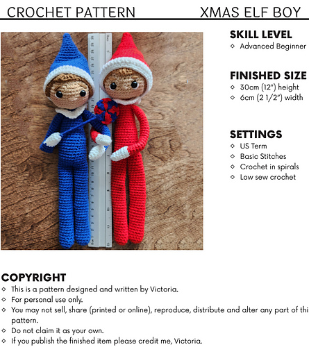 Ravelry: Christmas Elf Boy pattern by Tory Pace