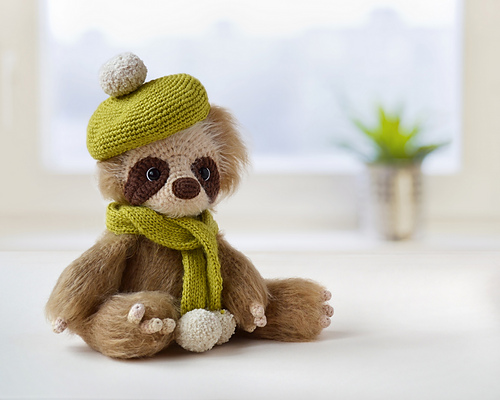Ravelry: SlothyMe, the fuzzy Sloth pattern by Tatyana Lebedenko