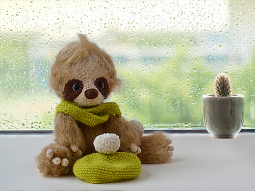Ravelry: SlothyMe, the fuzzy Sloth pattern by Tatyana Lebedenko