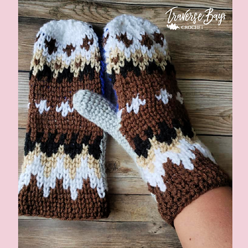 Ravelry: Bernie Mittens pattern by Laura Brian