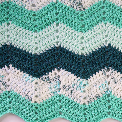 Ravelry: Chevron Blanket pattern by Treasurie Patterns