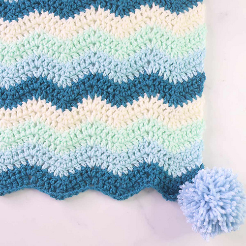 Ravelry: Ripple Blanket pattern by Treasurie Patterns