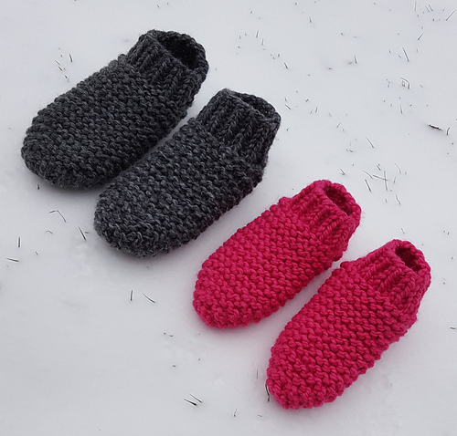 Ravelry: Garter Goodness Slippers pattern by Trisha Mitberg
