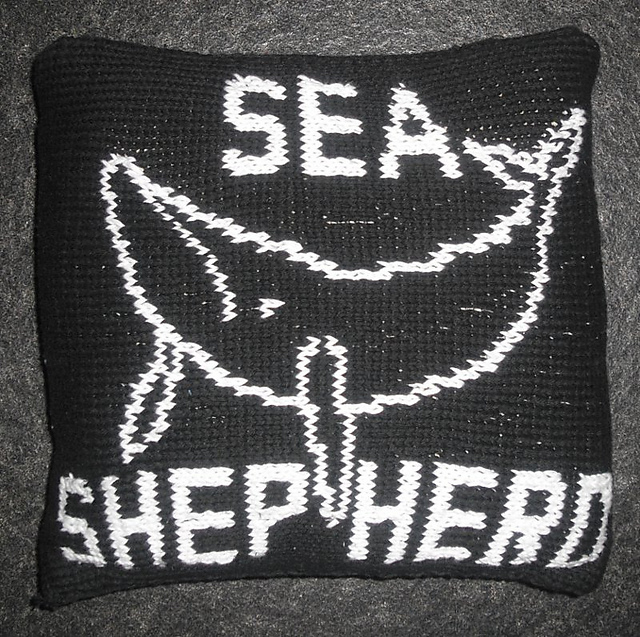 Ravelry: Sea Shepherd Logo Chart pattern by Andrea "Trooperschaf"