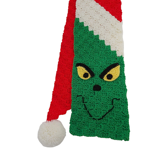 Ravelry: Grinch Scarf C2C pattern by Sheila Browning