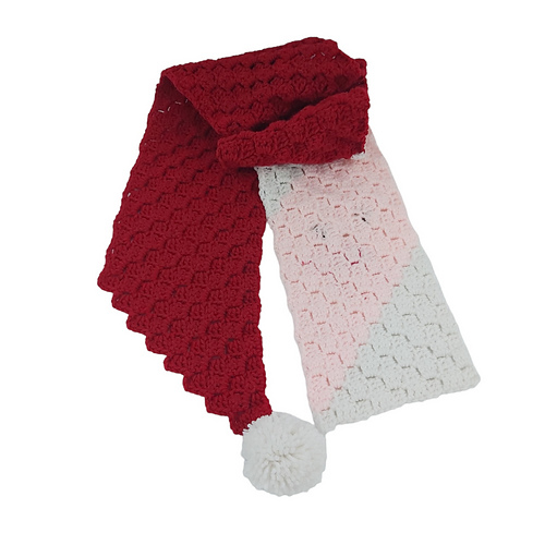 Ravelry: Santa Claus Scarf C2C pattern by Sheila Browning