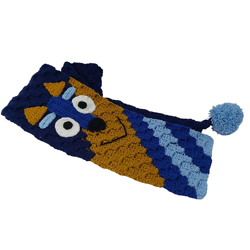 Ravelry: Bluey Bingo Heeler Scarf Both pattern by Sheila Browning