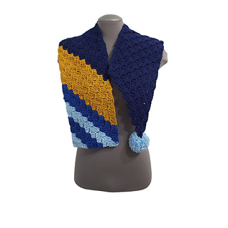 Ravelry: Bluey Heeler Scarf C2C pattern by Sheila Browning