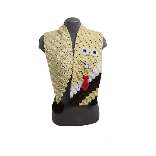 Ravelry: Spongebob Scarf pattern by Sheila Browning