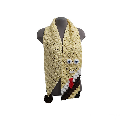 Ravelry: Spongebob Scarf pattern by Sheila Browning