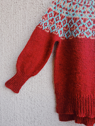 Ravelry: Red Lantern Sweater pattern by Hanxiao Zhou
