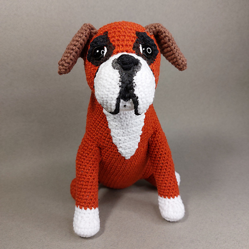 Ravelry: Boxer Dog pattern by Anna Sytnikova