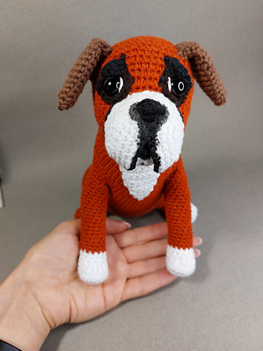 Ravelry: Boxer Dog pattern by Anna Sytnikova