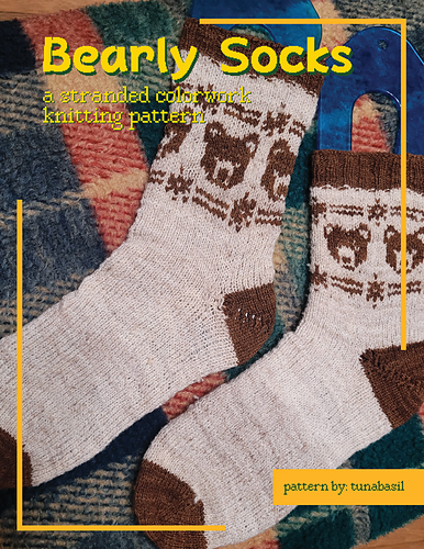 Ravelry: Bearly Socks pattern by AV Vicario
