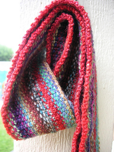 Ravelry: Scrappy Lengthwise Scarf pattern by Zona Sherman