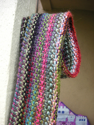 Ravelry: Scrappy Lengthwise Scarf pattern by Zona Sherman