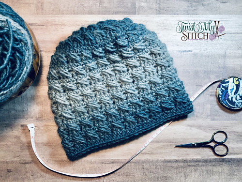 Ravelry: Rolling Ridges Beanie pattern by Canoe Mtn Designs