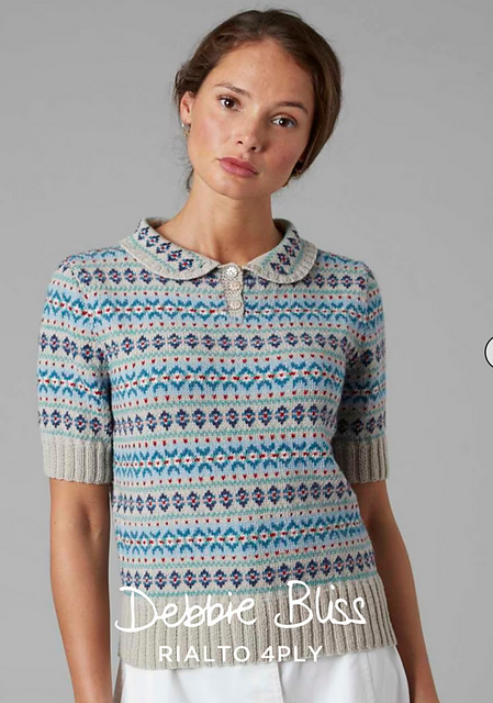 Ravelry: Vera Top DB221 pattern by Debbie Bliss