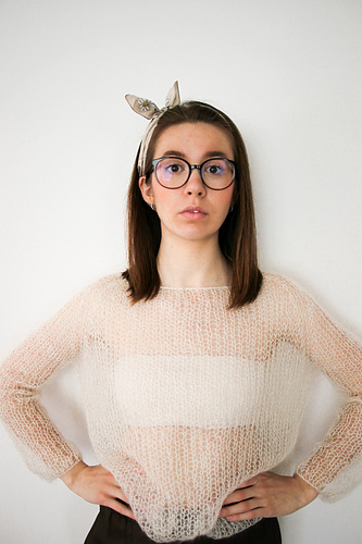 Ravelry: PAUTINKA Pullover pattern by Kristina Tyk