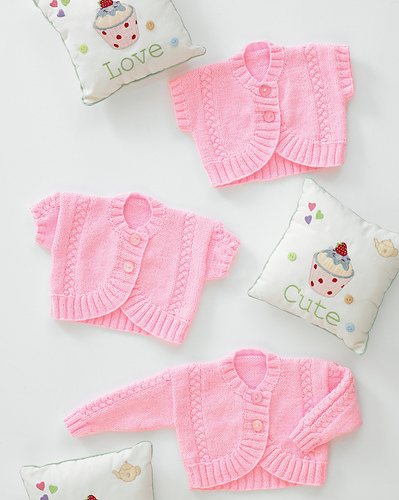 Ravelry: UKHKA 114 Baby Bolero pattern by UK Hand Knitting Association