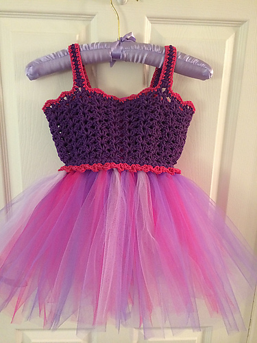 Ravelry: Flower Girl Tutu Dress pattern by Happy Heart Fiber Art