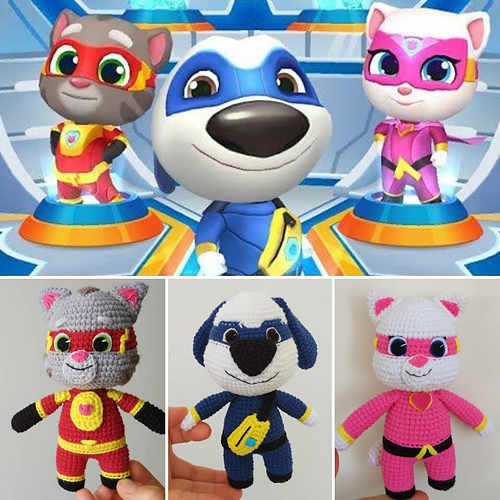 Ravelry: Talking Tom and Friends pattern by Unique Anatolia