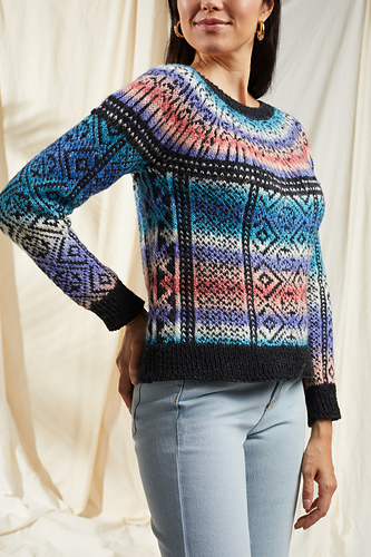 Ravelry: Stained Glass Sweater pattern by Amy Gunderson