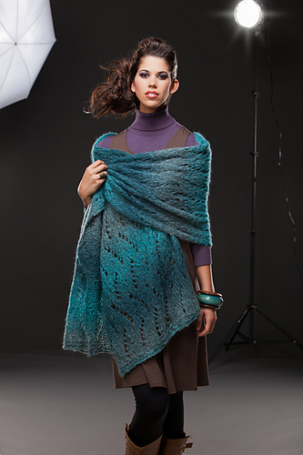 Ravelry: Art Deco Stole pattern by Universal Yarn