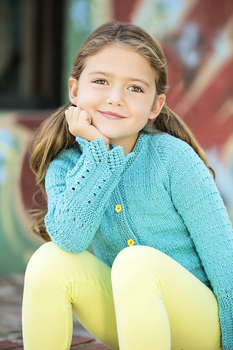 Ravelry: Ruffle Edge Cardigan pattern by Universal Yarn